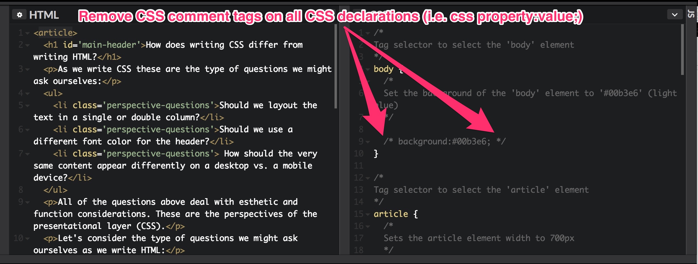 Introduction To Css Code Along Learn co